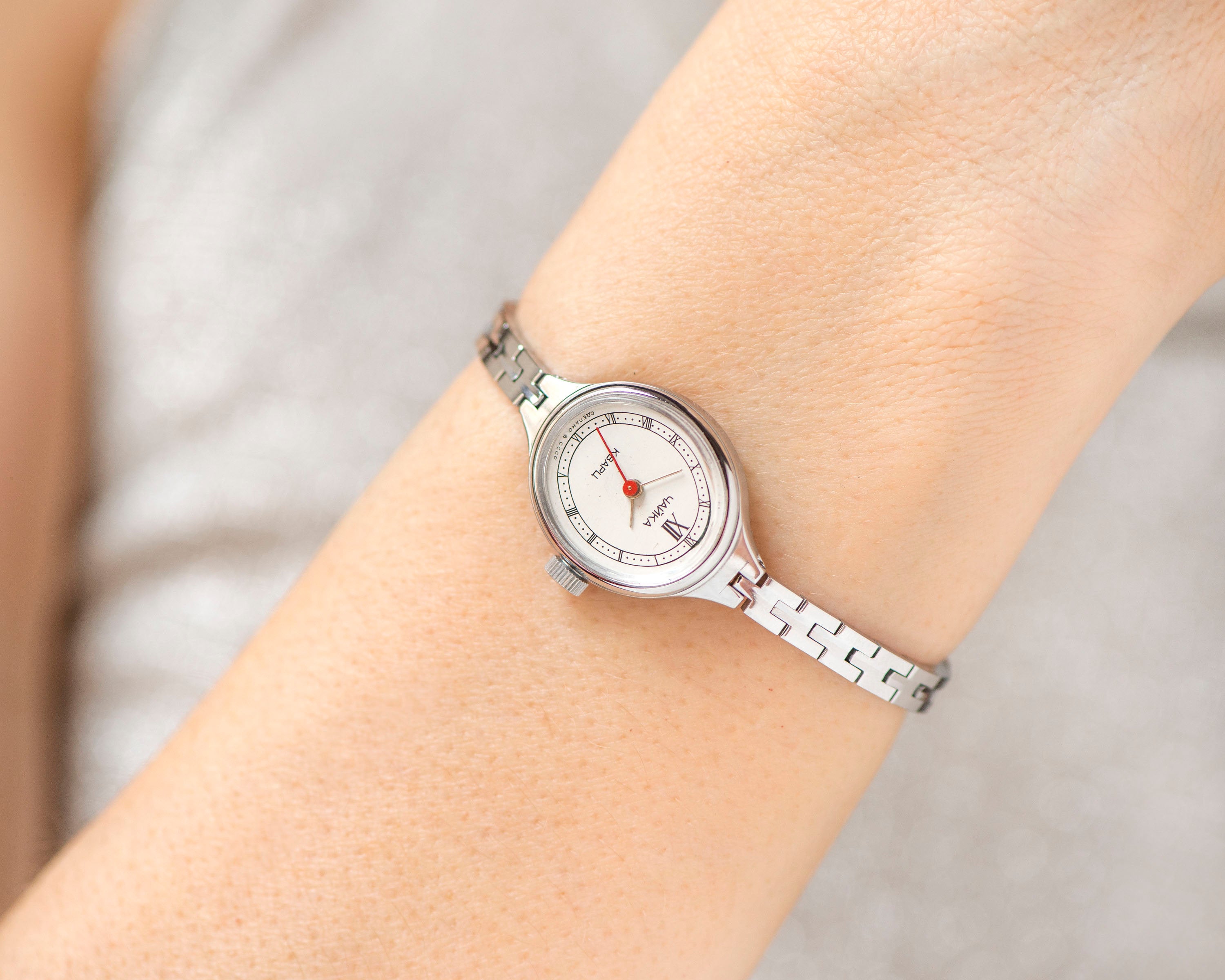 New old stock cocktail wristwatch for women Seagull, quartz lady watch ...